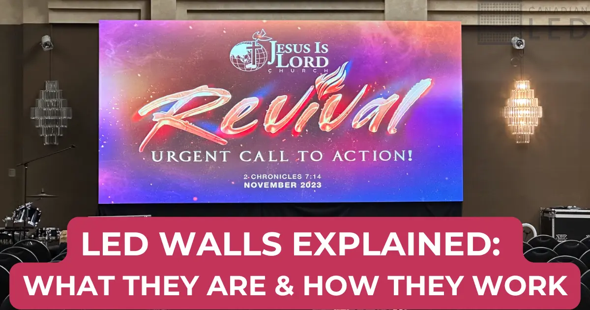 LED Walls Explained: What They Are & How They Work